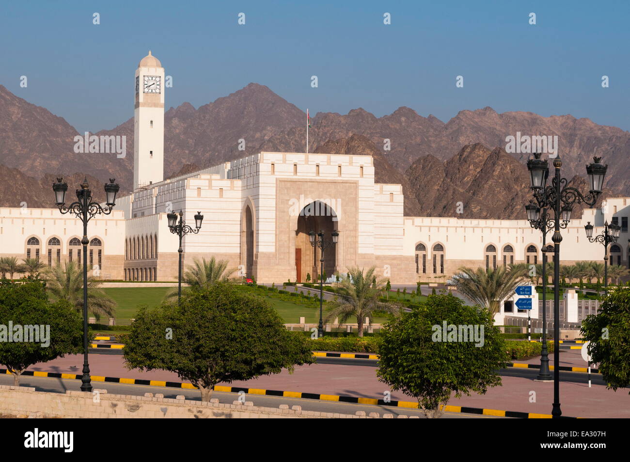 Parliament building in Al Bustan district, Muscat, Oman, Middle East ...