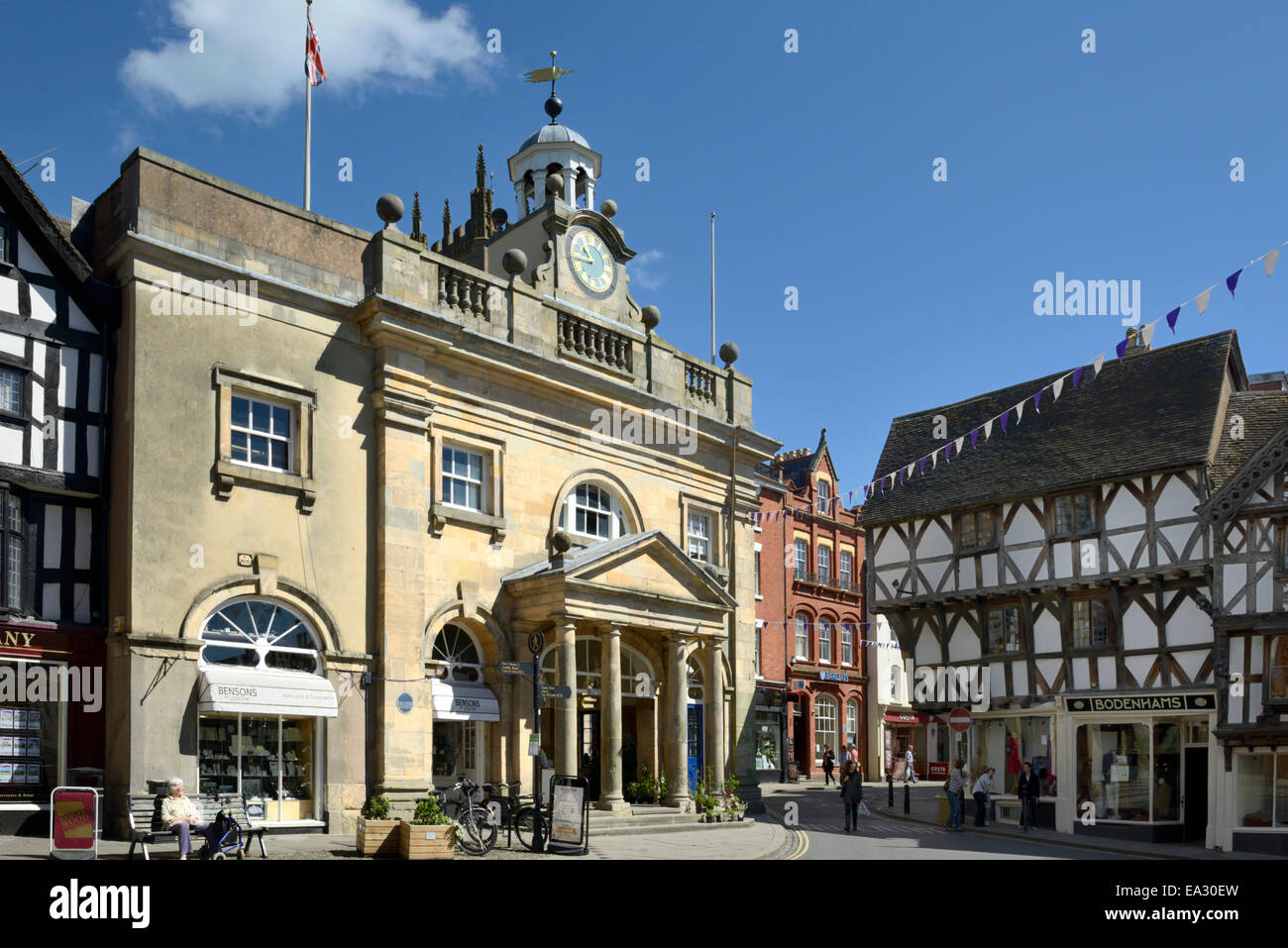 The Butter Cross, built in 1744, formerly the town's buttermarket ...