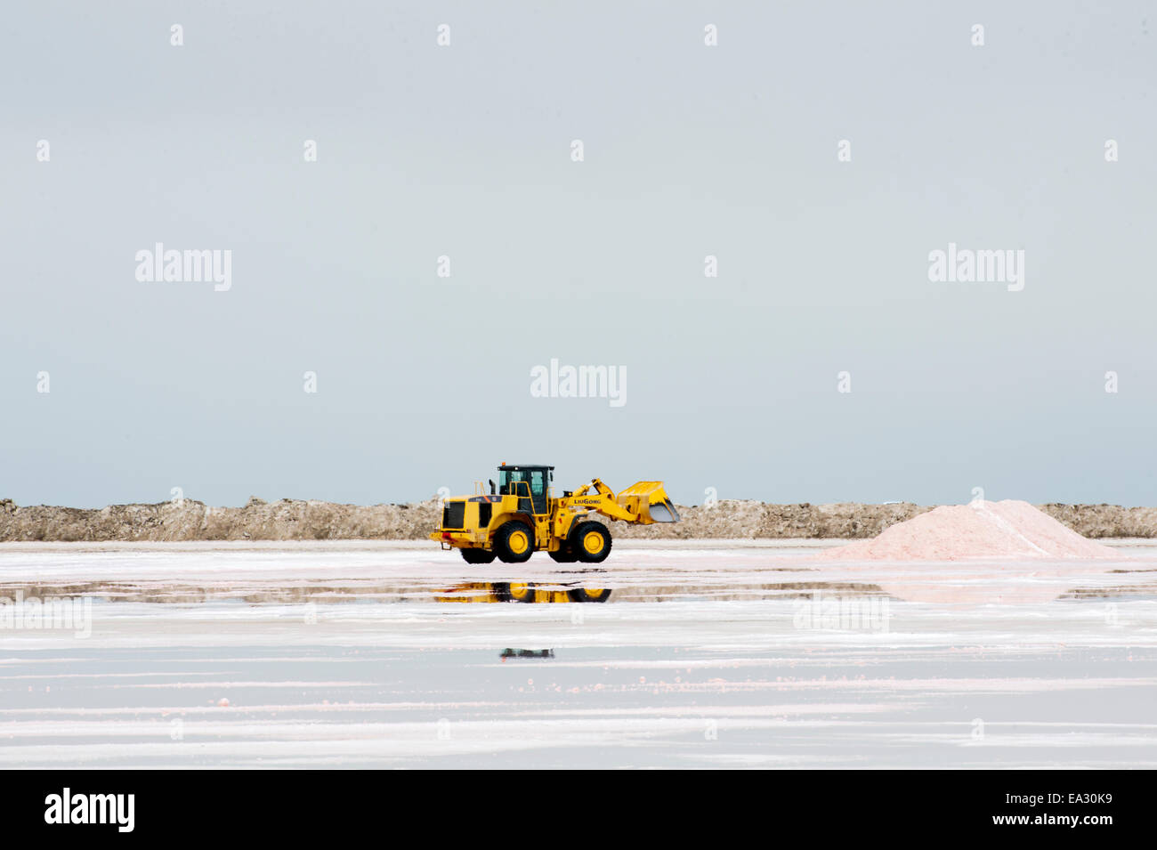 Salt pans at Walvis Bay Namibia Stock Photo - Alamy