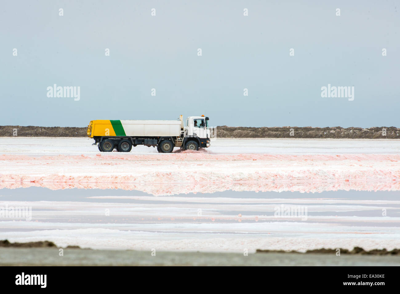 Salt pans at Walvis Bay Namibia Stock Photo - Alamy