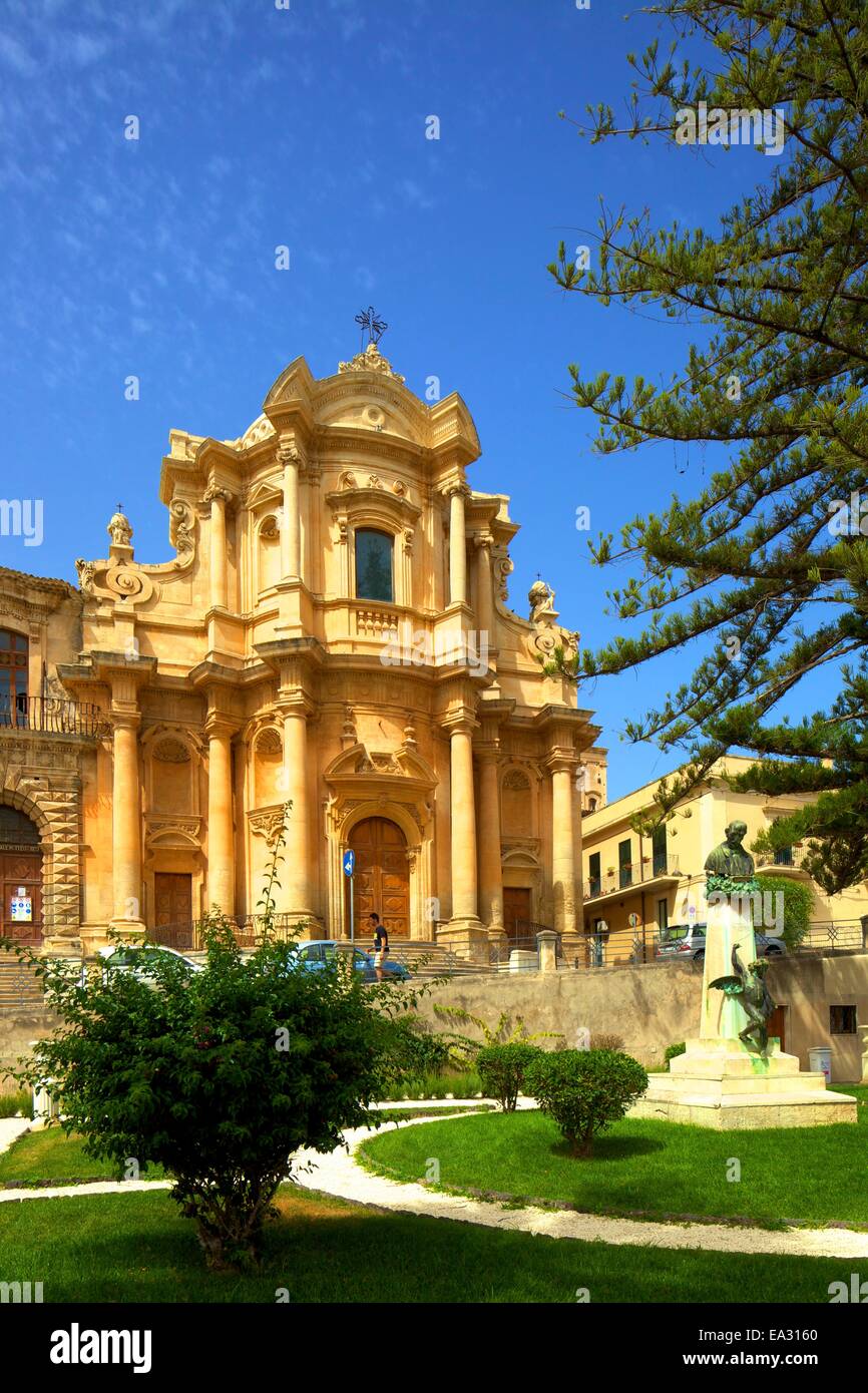 The Church of San Domenico, Noto, Sicily, Italy, Europe Stock Photo - Alamy