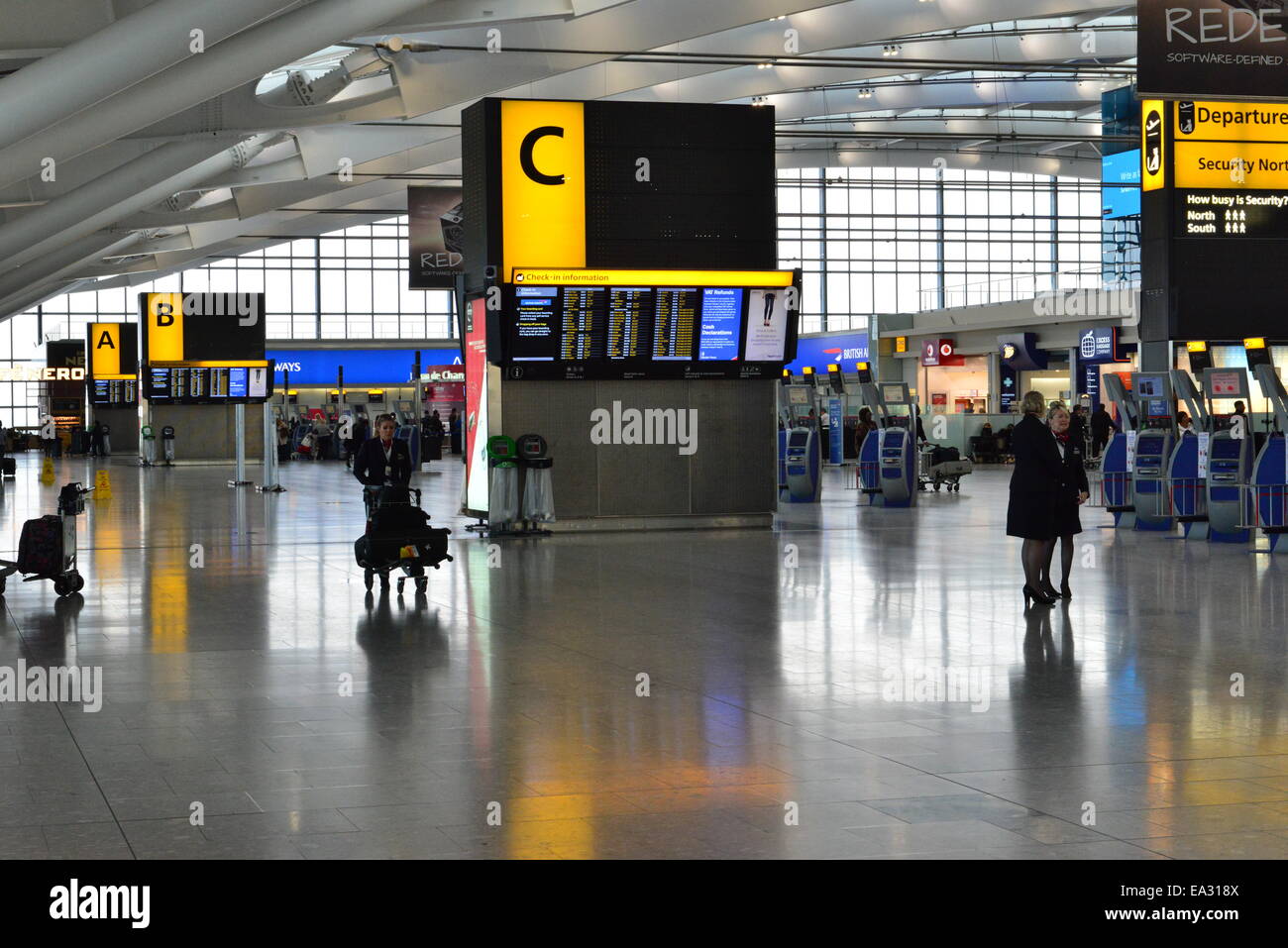 British Airways Teminal 5 at Heathrow Stock Photo - Alamy