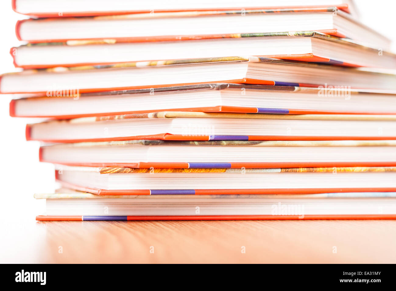Pile of book study Cut Out Stock Images & Pictures - Alamy