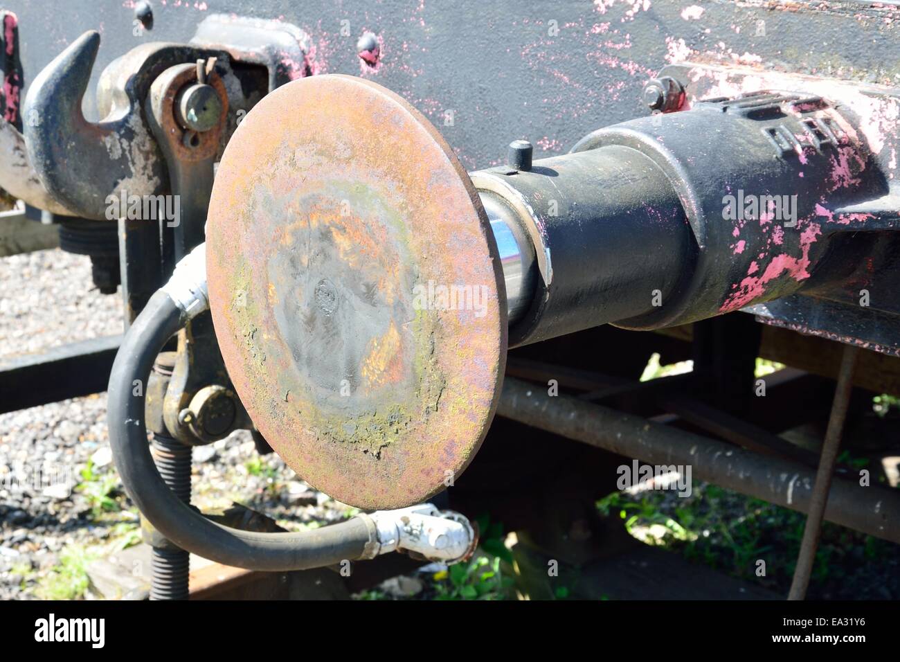 Train buffer hi-res stock photography and images - Alamy