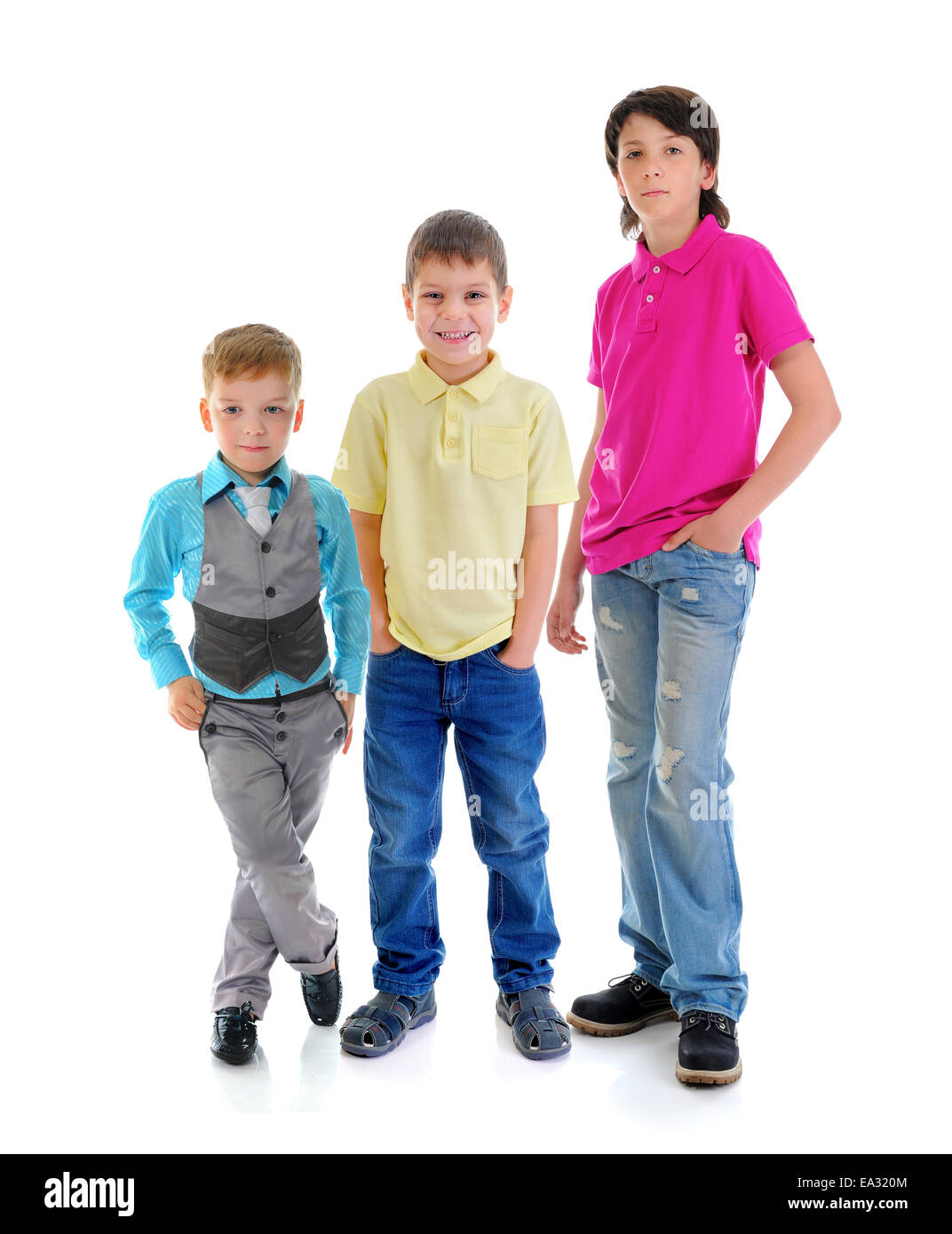 Group of children posing Stock Photo - Alamy