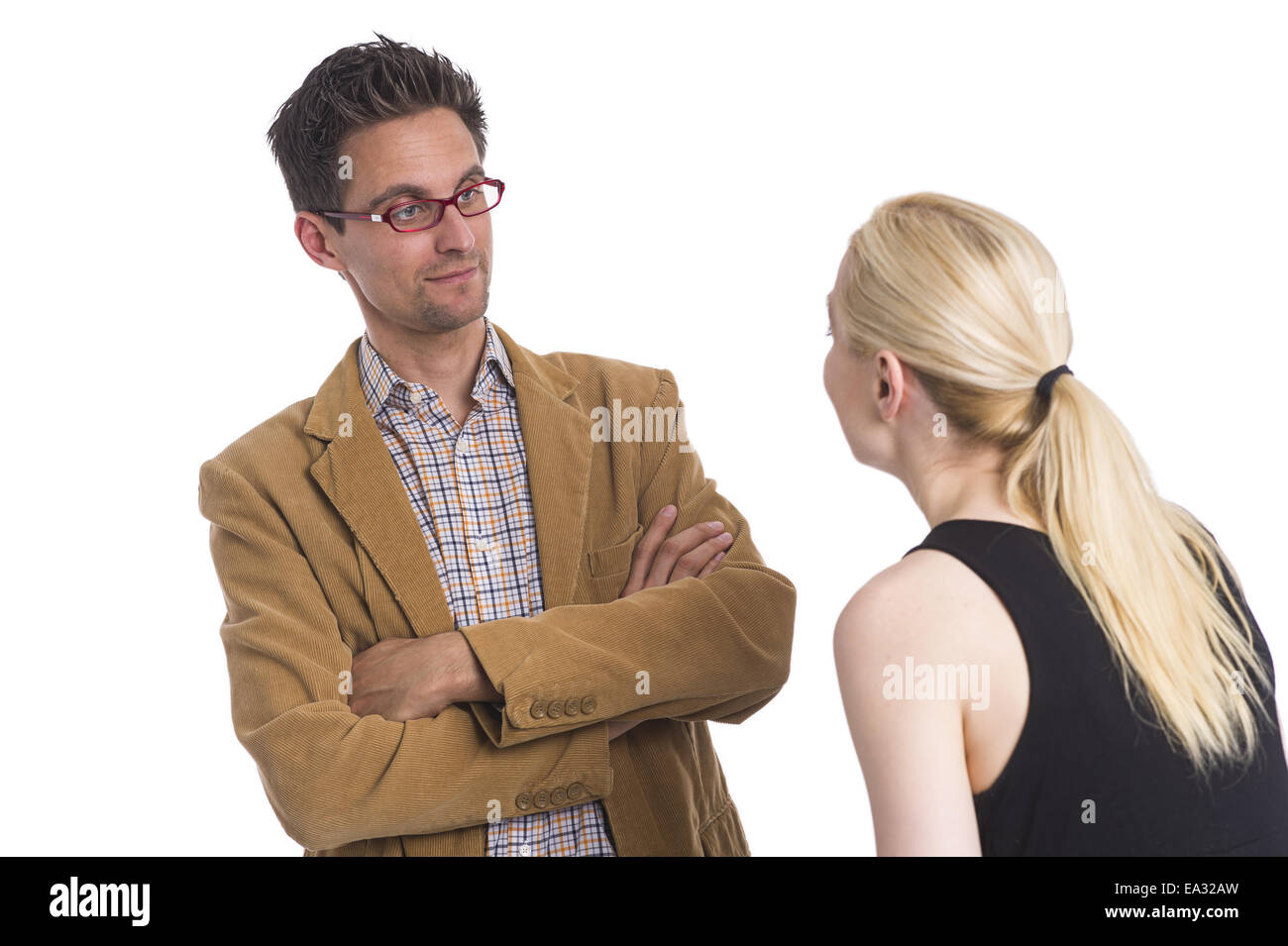 Dispute between a pair Stock Photo - Alamy