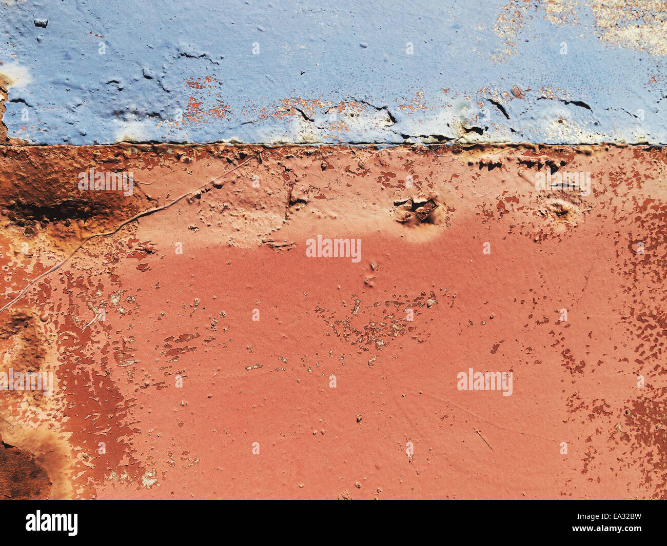 Rusted painted metal wall, close up background Stock Photo - Alamy