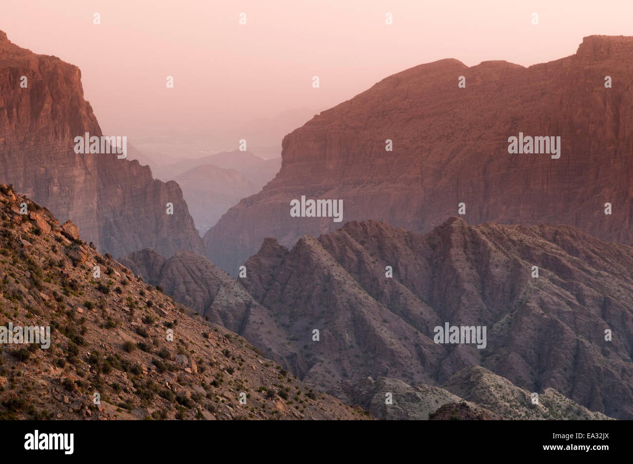 Green Mountains, Oman, Middle East Stock Photo - Alamy