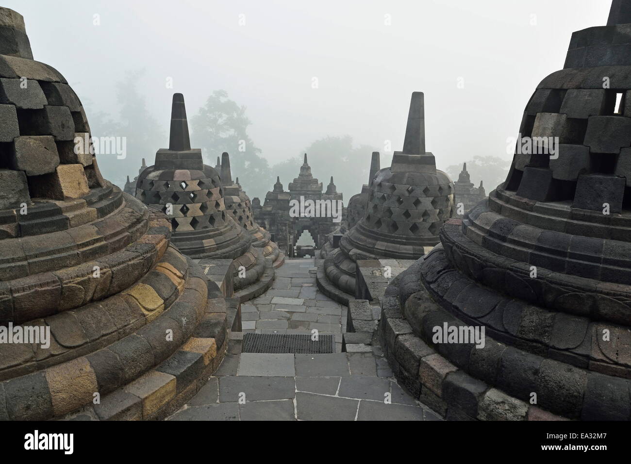 Borobodur, UNESCO World Heritage Site, Kedu Plain, Java, Indonesia ...