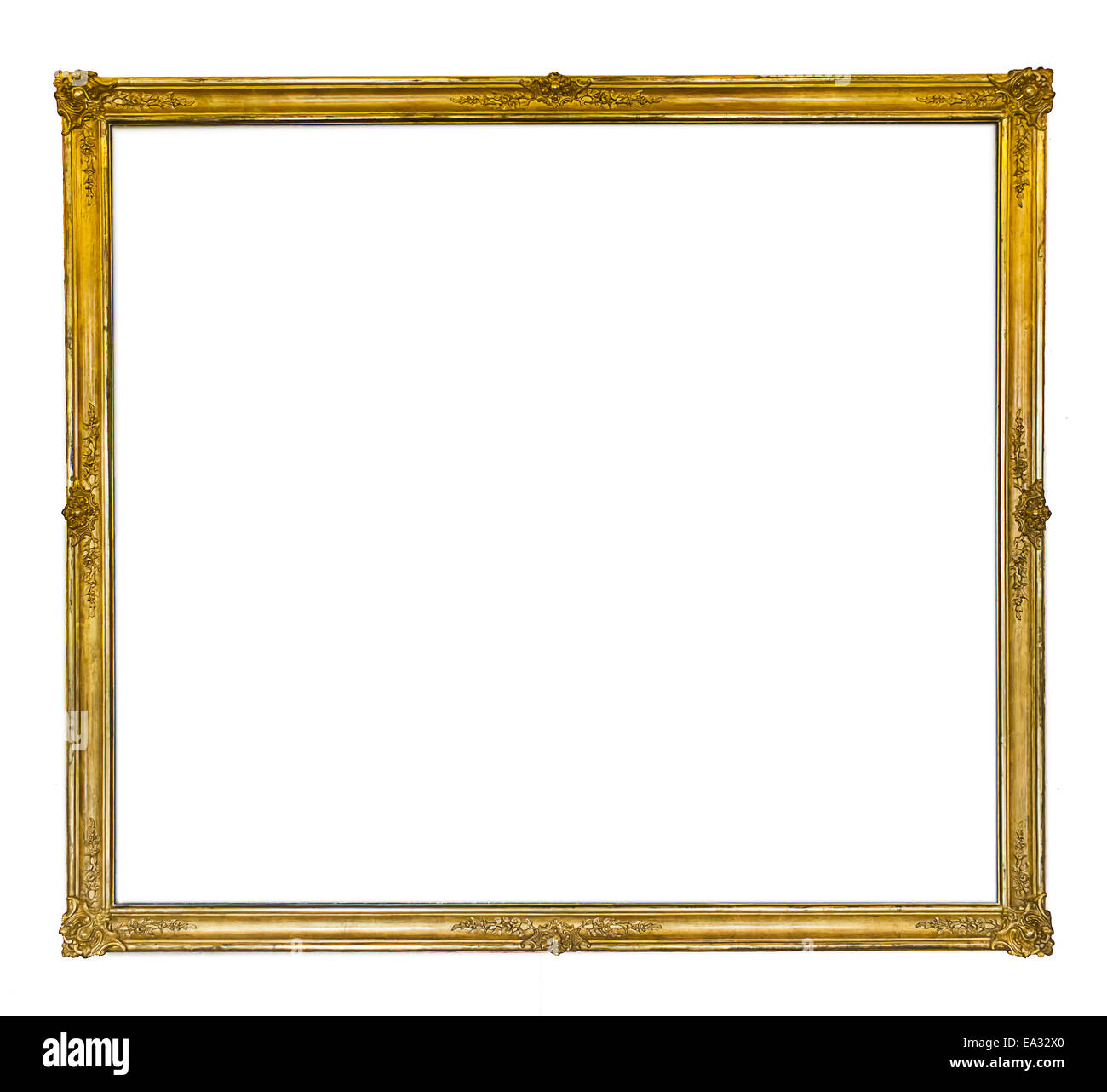 thin golden antique frame Stock Photo - Alamy
