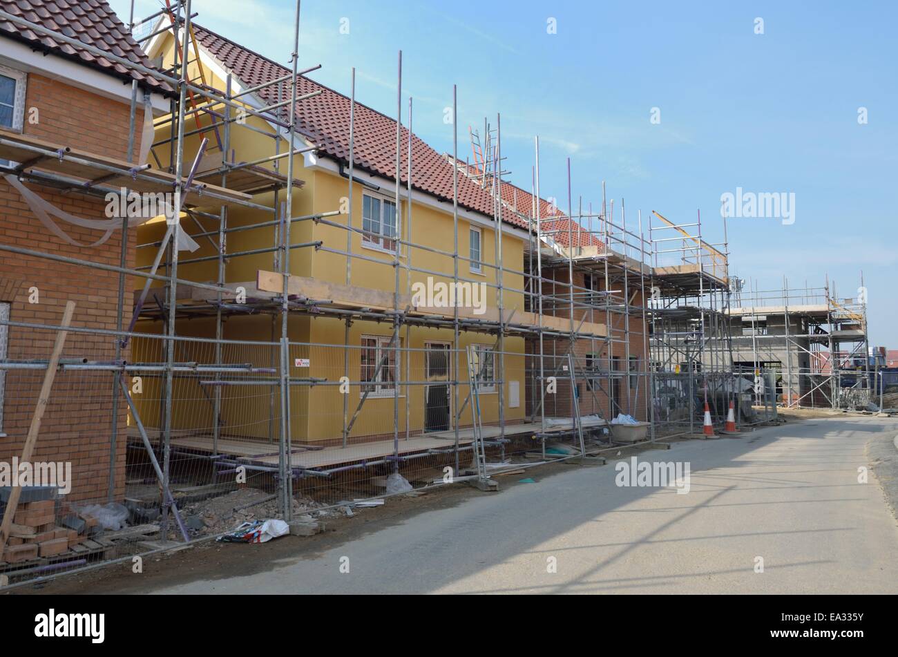 Construction of houses hi-res stock photography and images - Alamy