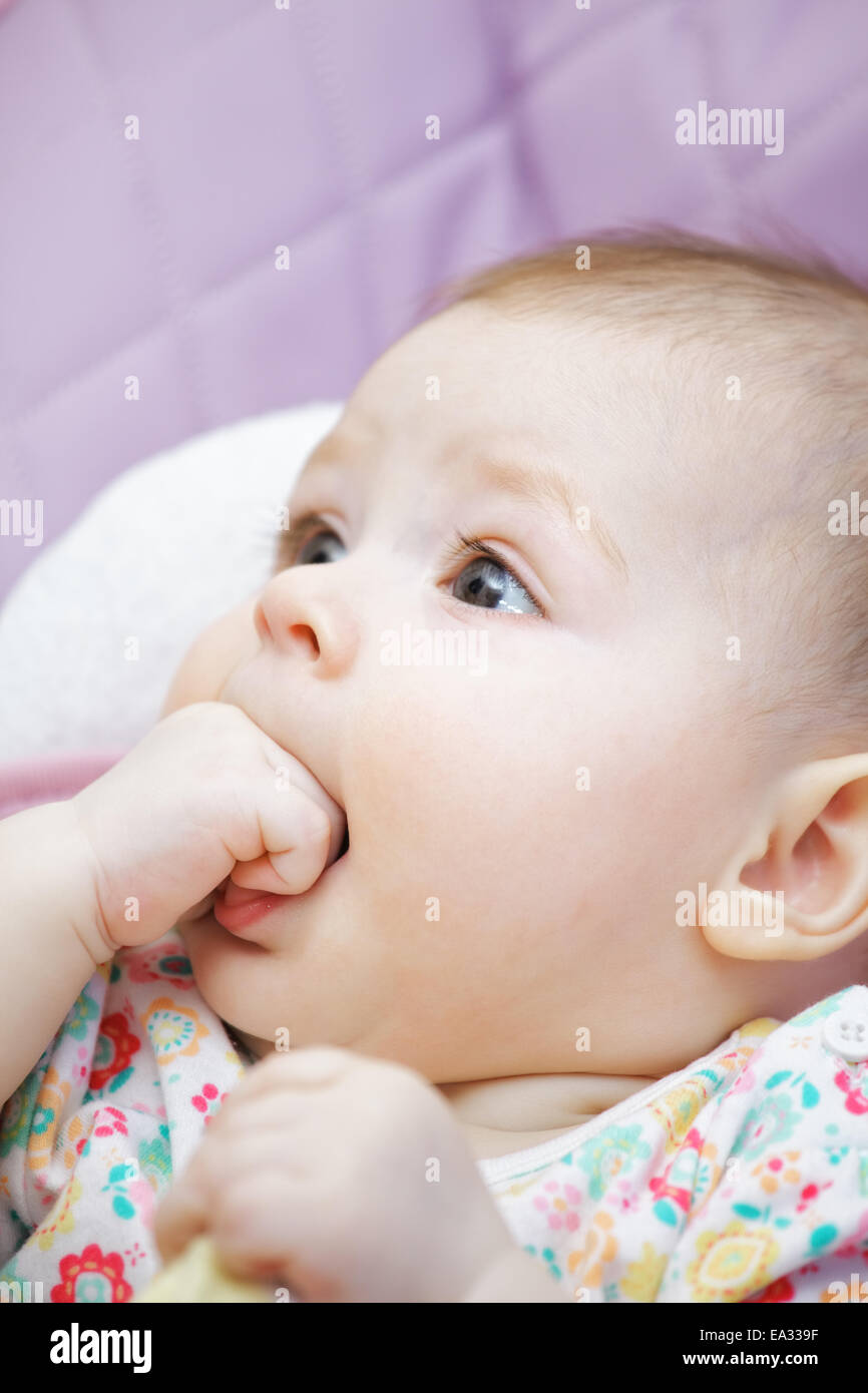 Funny baby closeup Stock Photo - Alamy