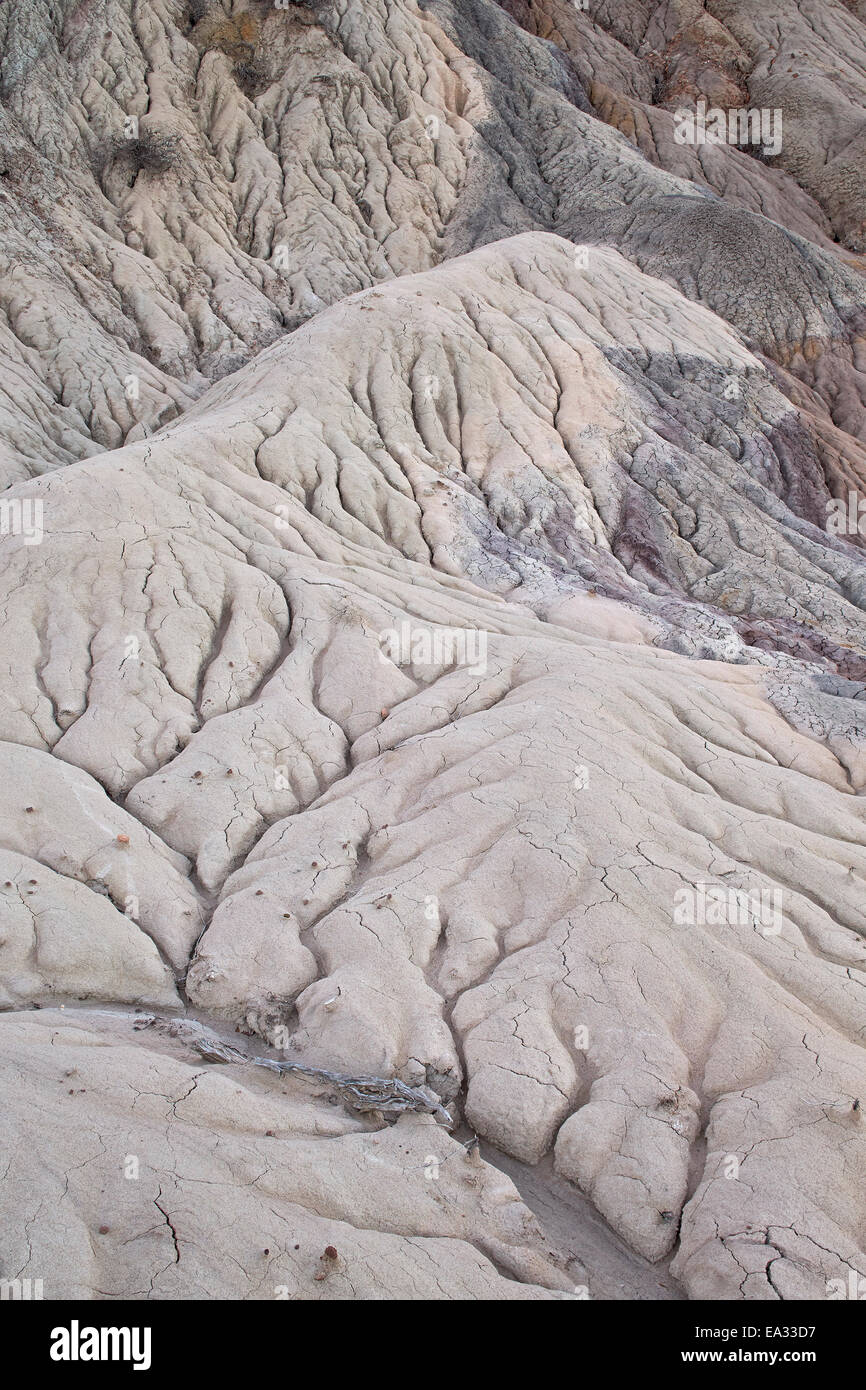 Erosion pattern in colorful dirt, Vermilion Cliffs National Monument ...