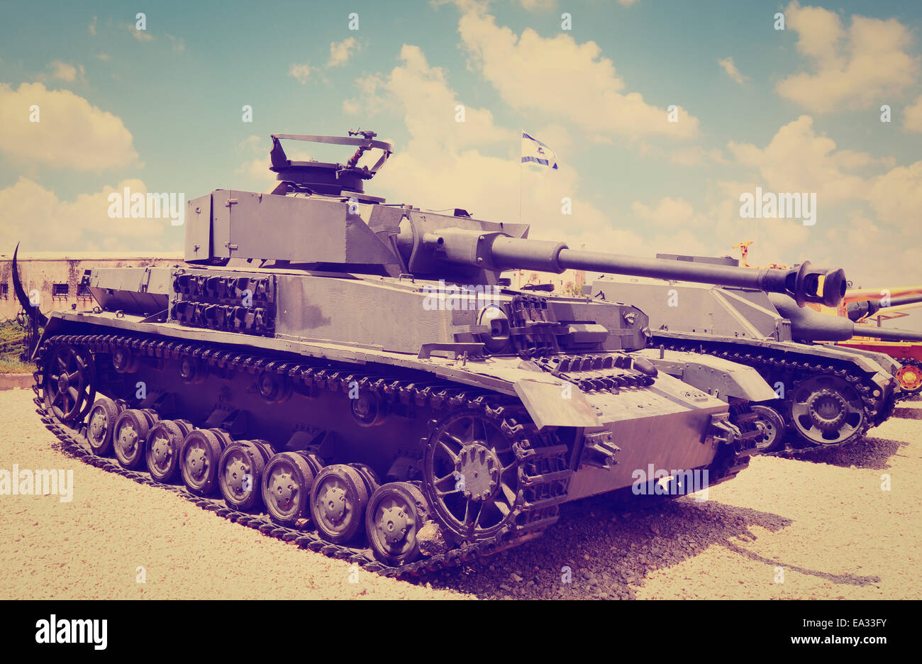 Israel tank flag hi-res stock photography and images - Alamy