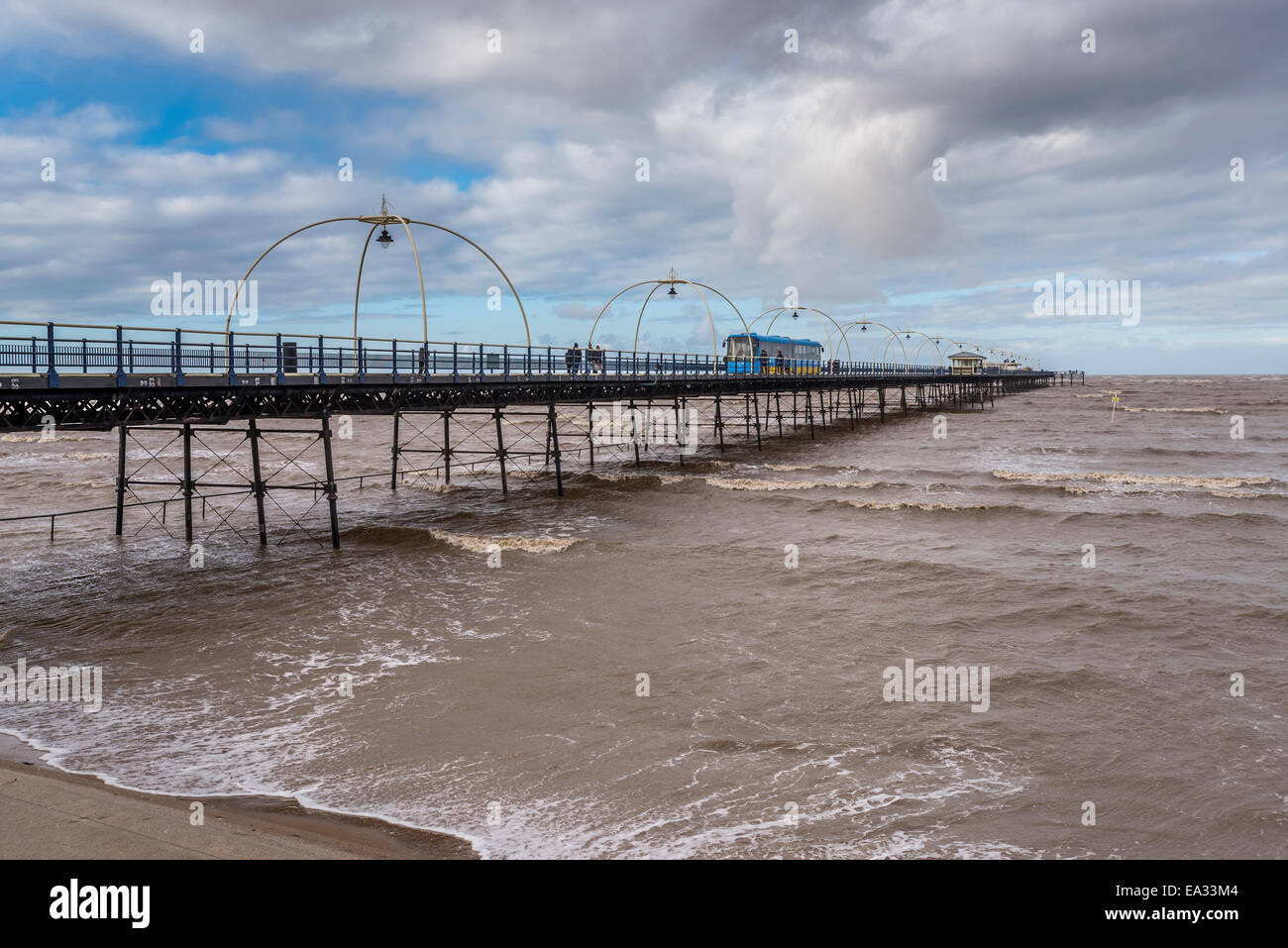 Southport at high tide hi-res stock photography and images - Alamy