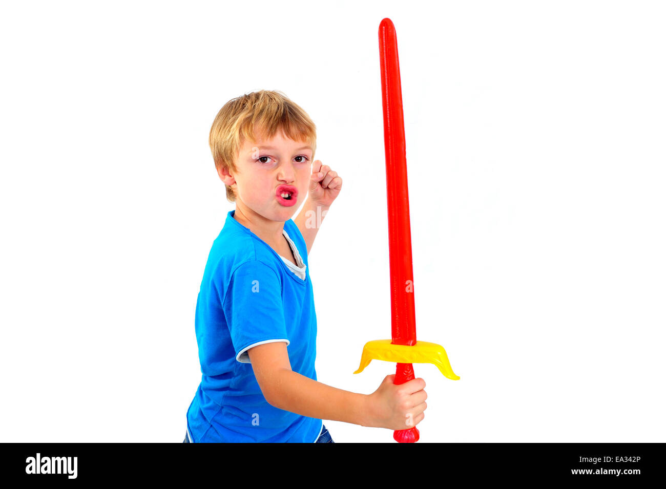 Child boy sword hi-res stock photography and images - Alamy