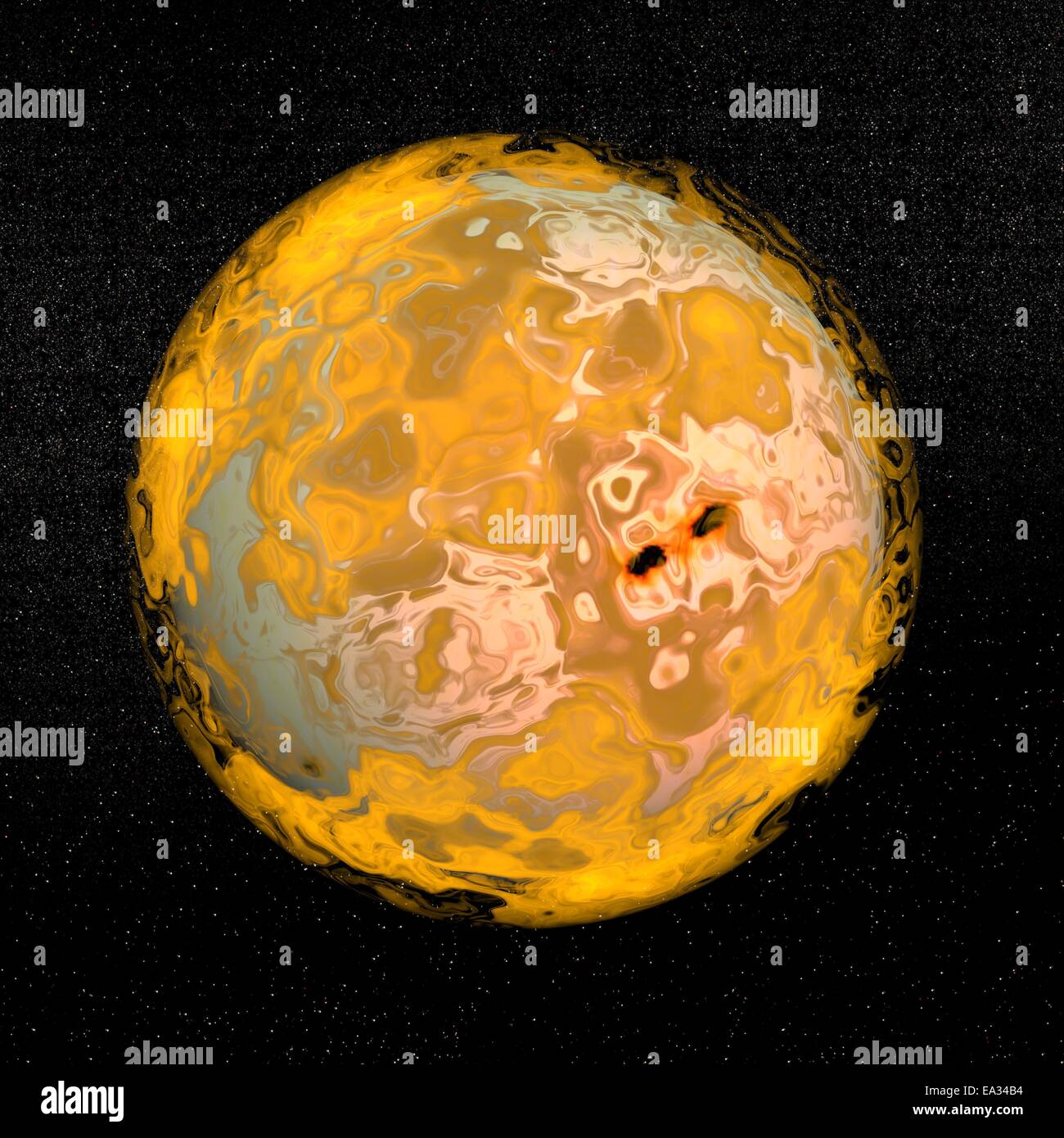 Solar system sun 3d hi-res stock photography and images - Alamy