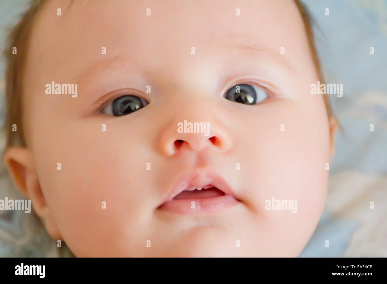 Cute newborn infant Stock Photo - Alamy