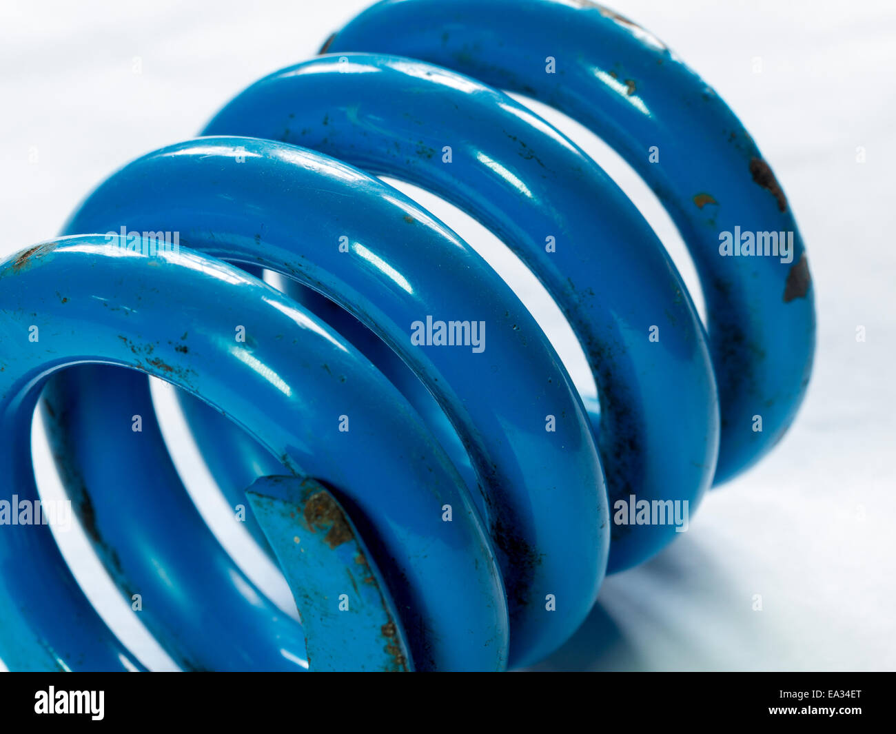 close up of a metal spring showing corrosion Stock Photo - Alamy