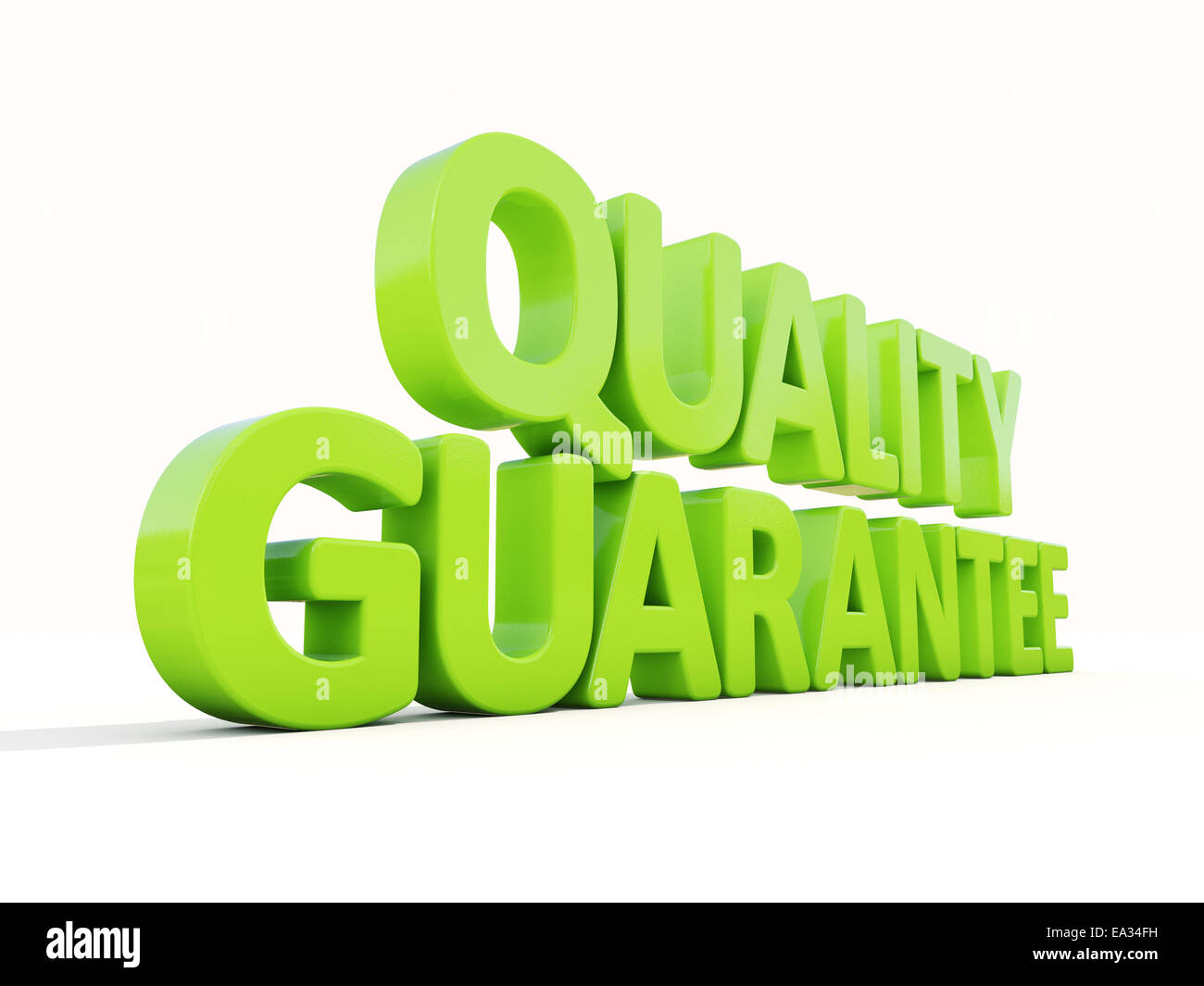 3d Quality guarantee Stock Photo - Alamy