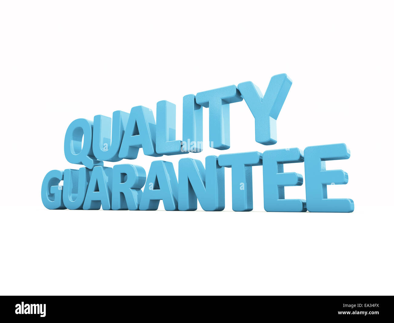 3d Quality guarantee Stock Photo - Alamy