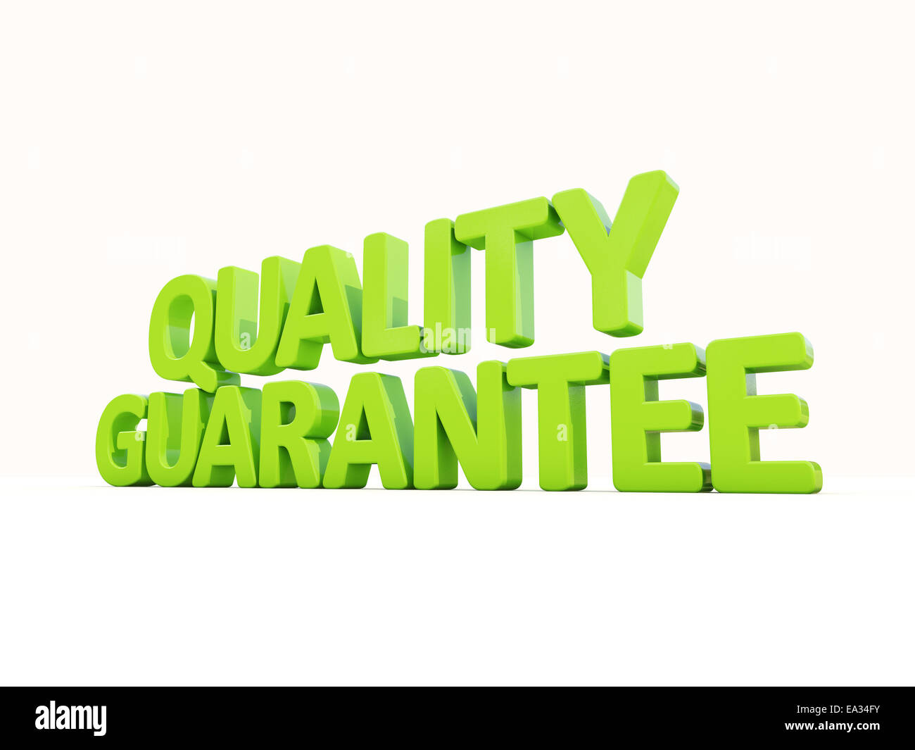 3d Quality guarantee Stock Photo - Alamy