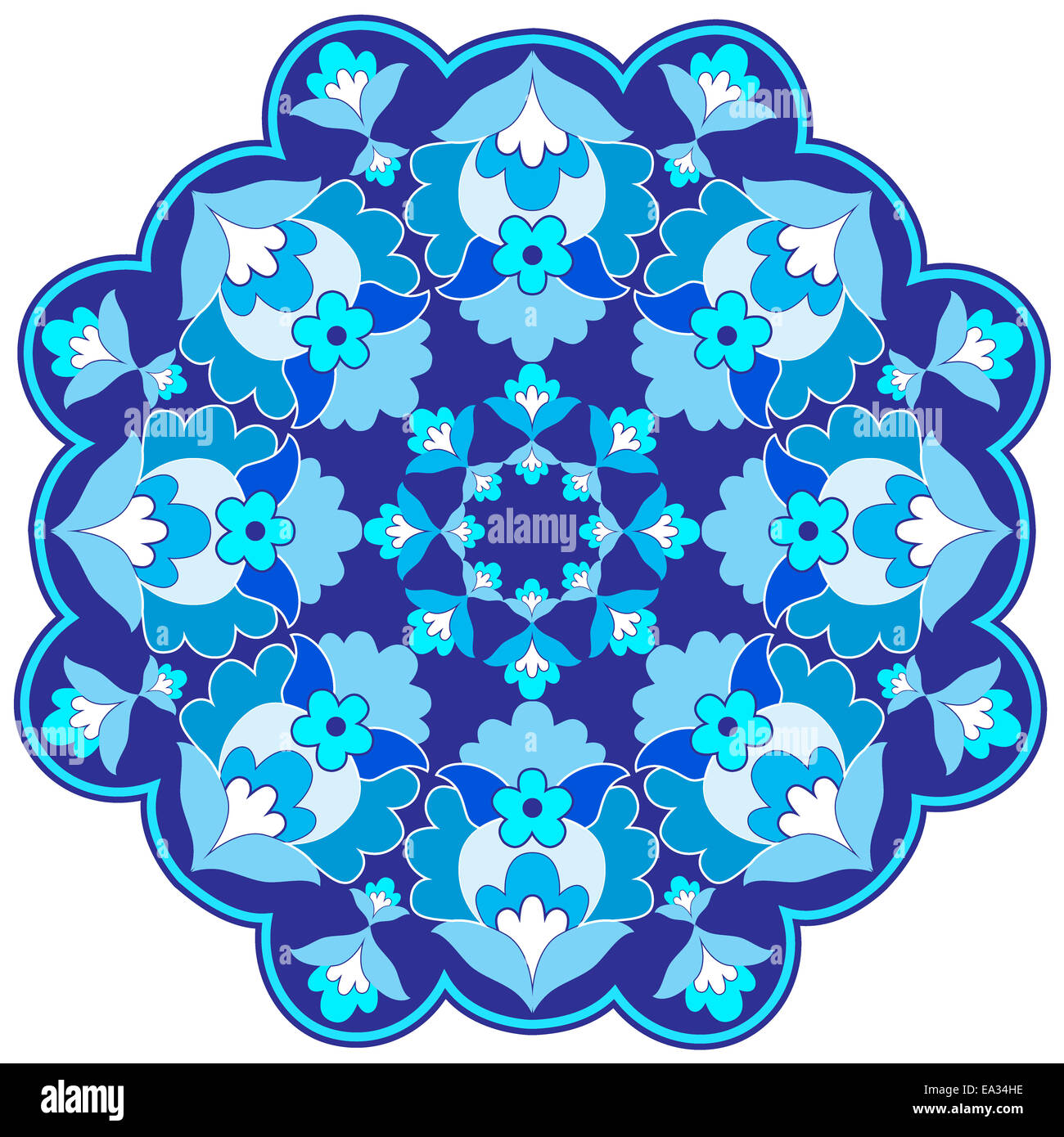 Ottoman motifs design series with fifteen version Stock Photo - Alamy