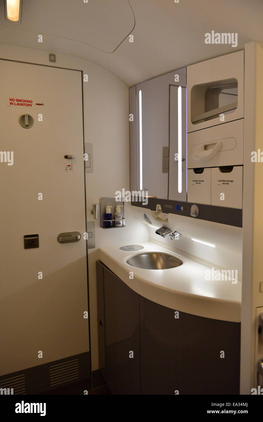 Aircraft toilet hi-res stock photography and images - Alamy