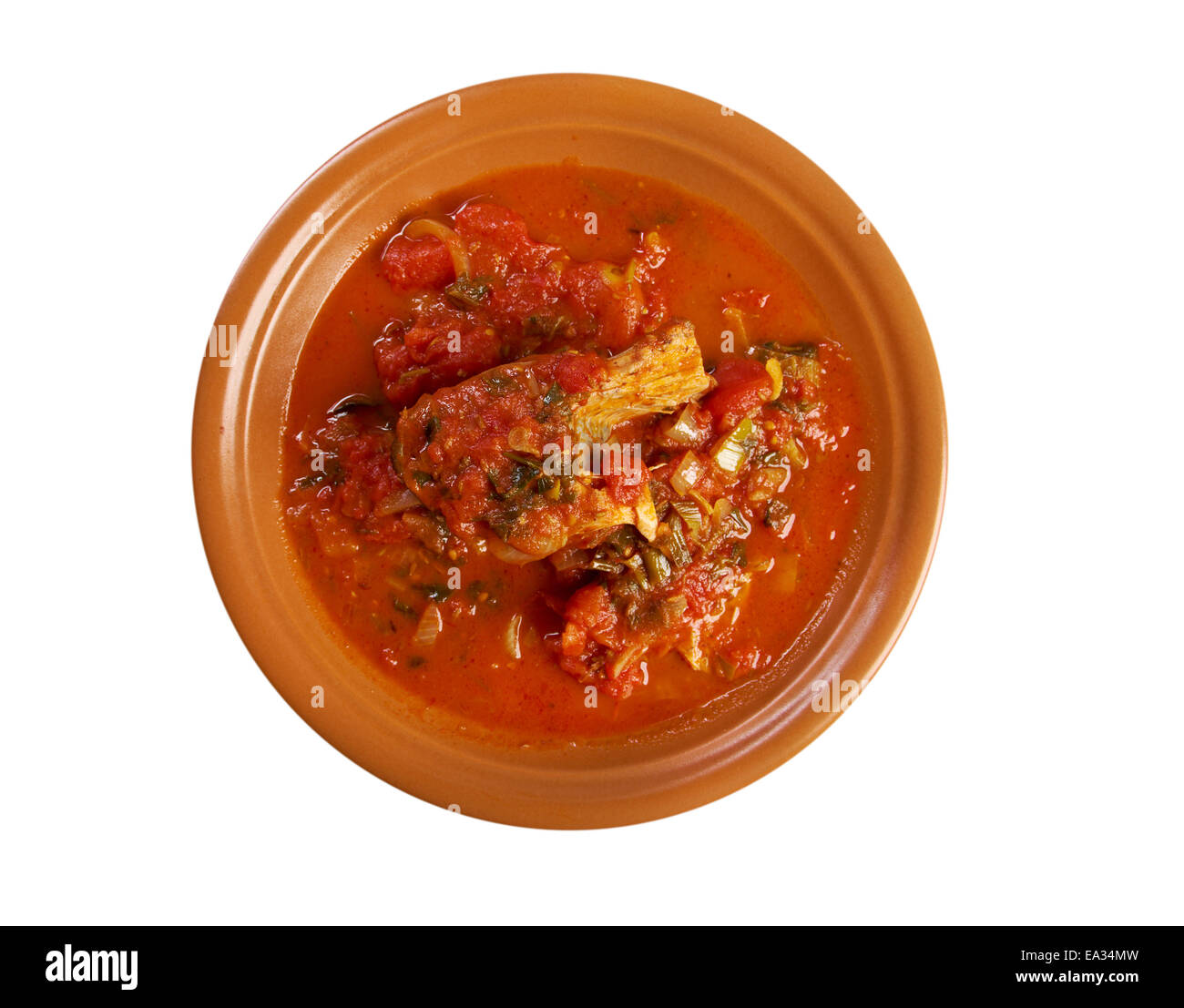 Hraime- Libyan prepared fish Stock Photo - Alamy