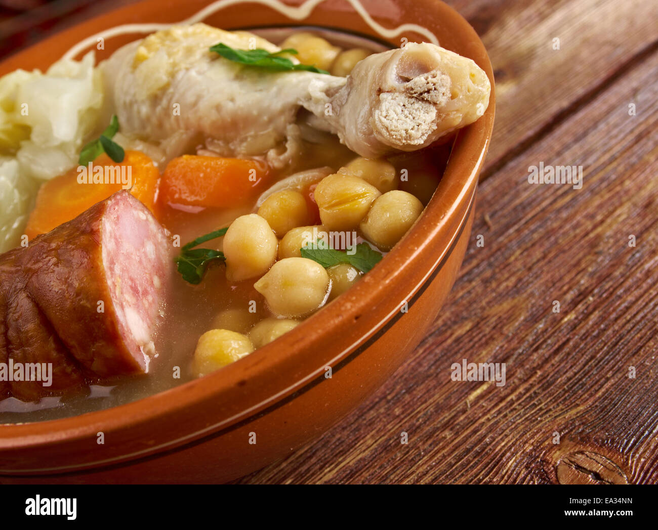 Cocido Madrilene Stew Stock Photo - Alamy