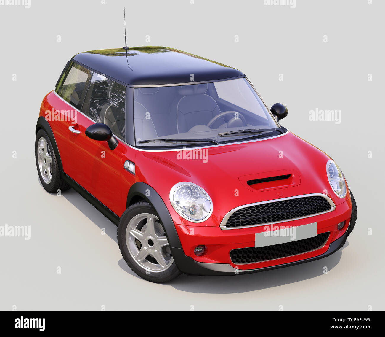 Modern compact car Stock Photo - Alamy