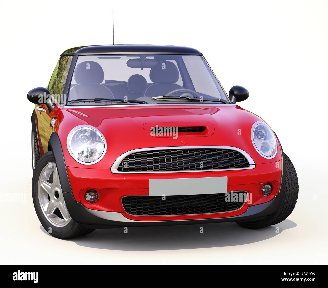 Modern compact car Stock Photo - Alamy