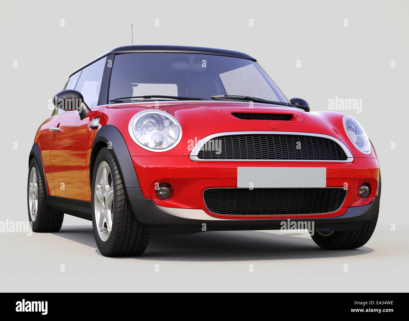 Modern compact car Stock Photo - Alamy