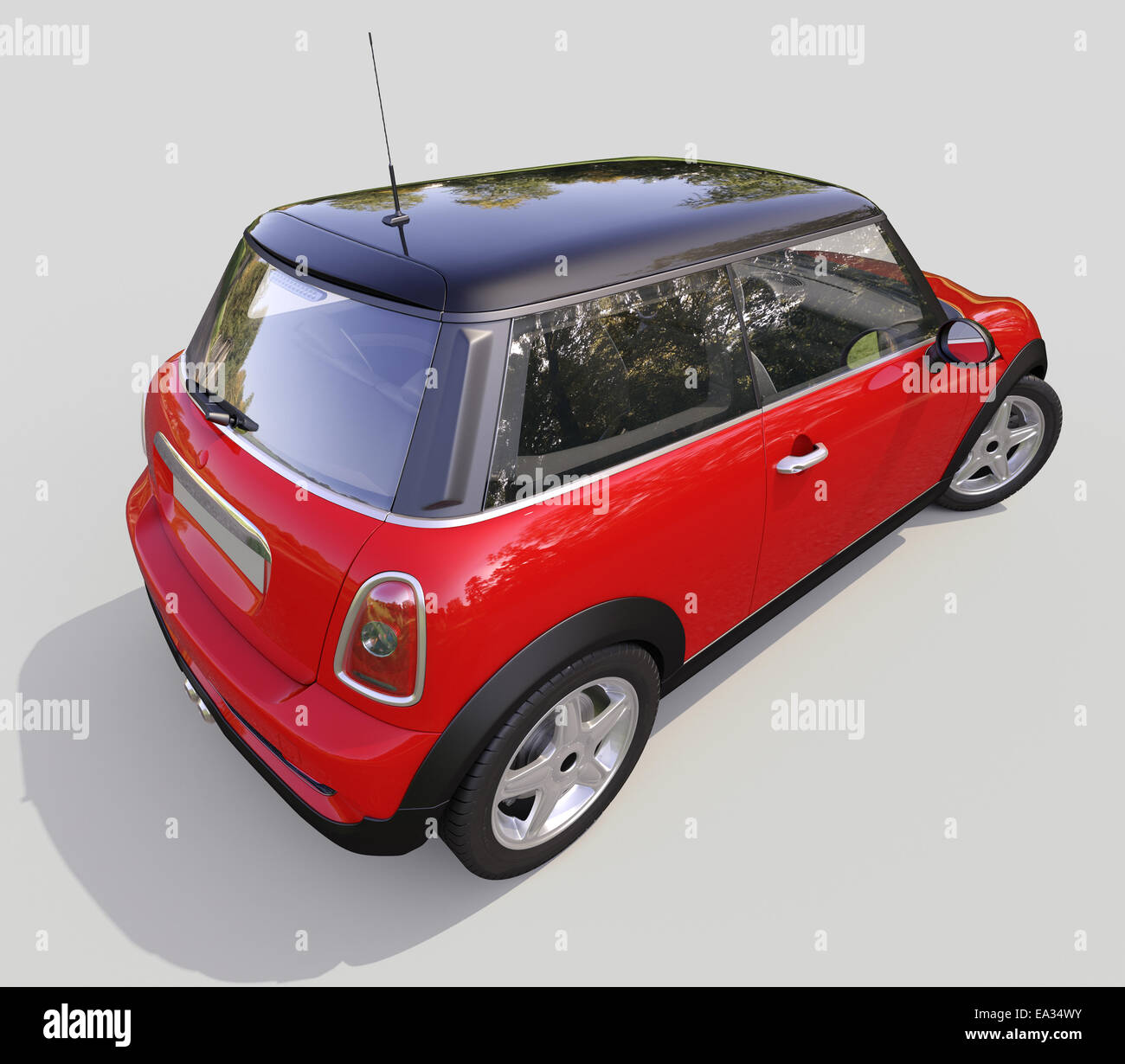 Modern compact car Stock Photo - Alamy