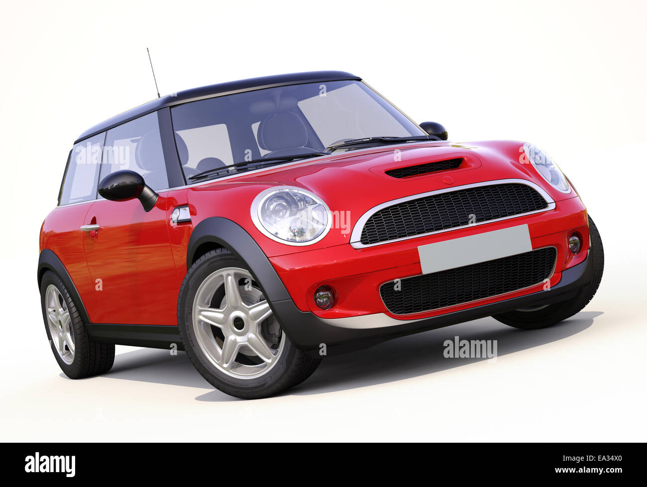 Modern compact car Stock Photo - Alamy