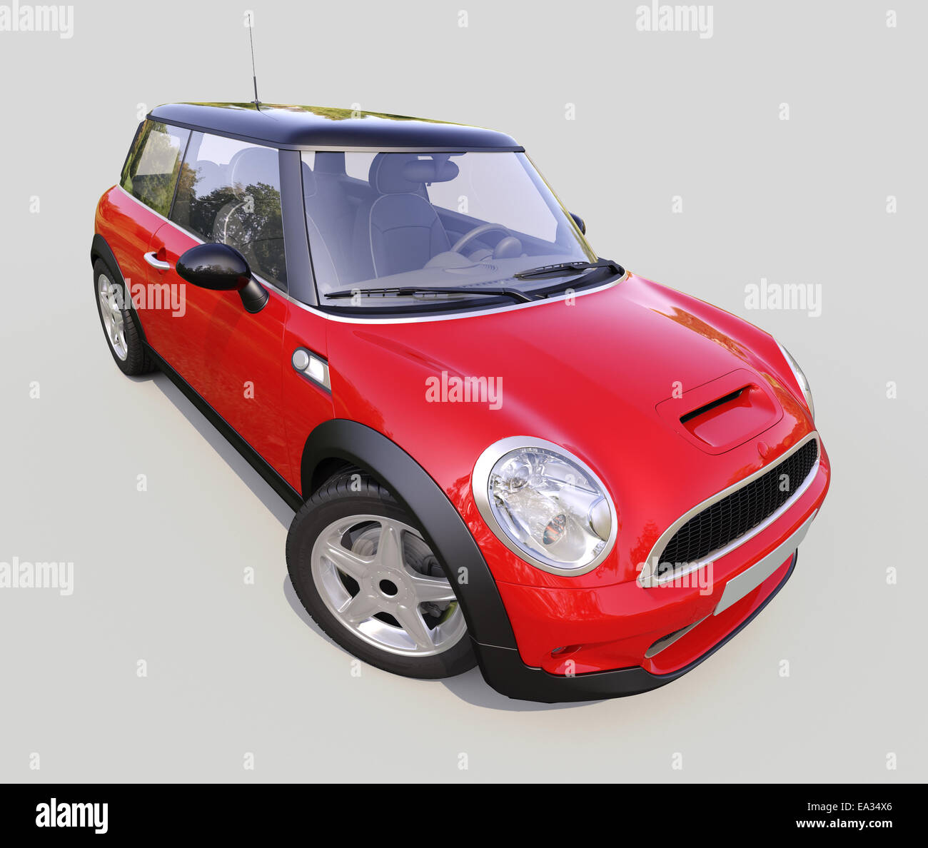 Modern compact car Stock Photo - Alamy