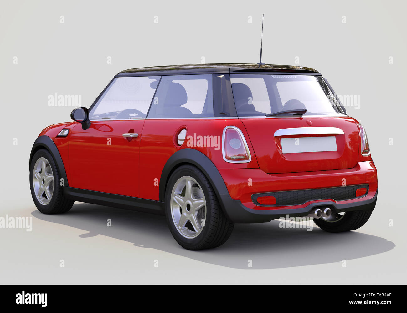 Modern compact car Stock Photo - Alamy