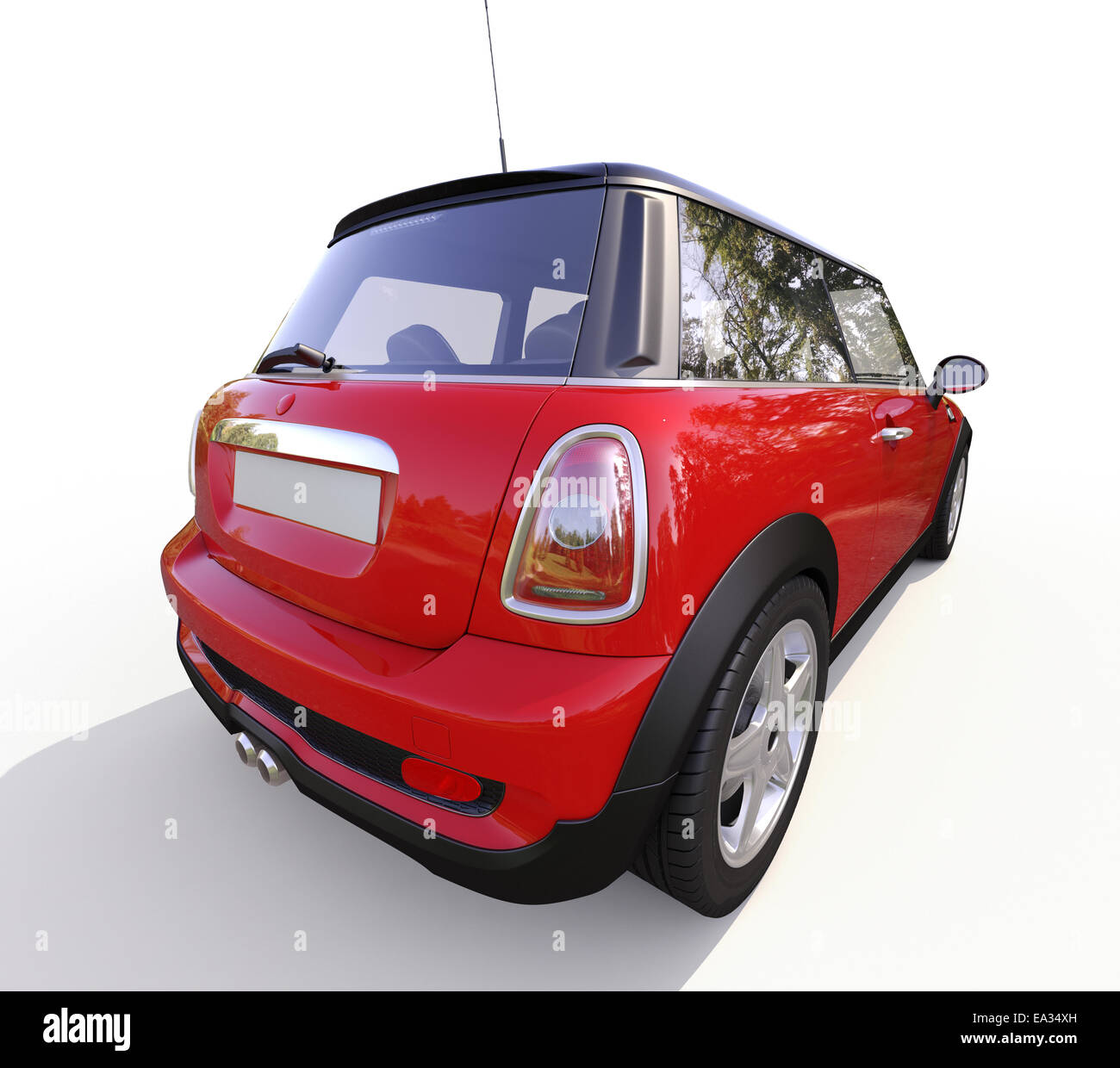 Modern compact car Stock Photo - Alamy