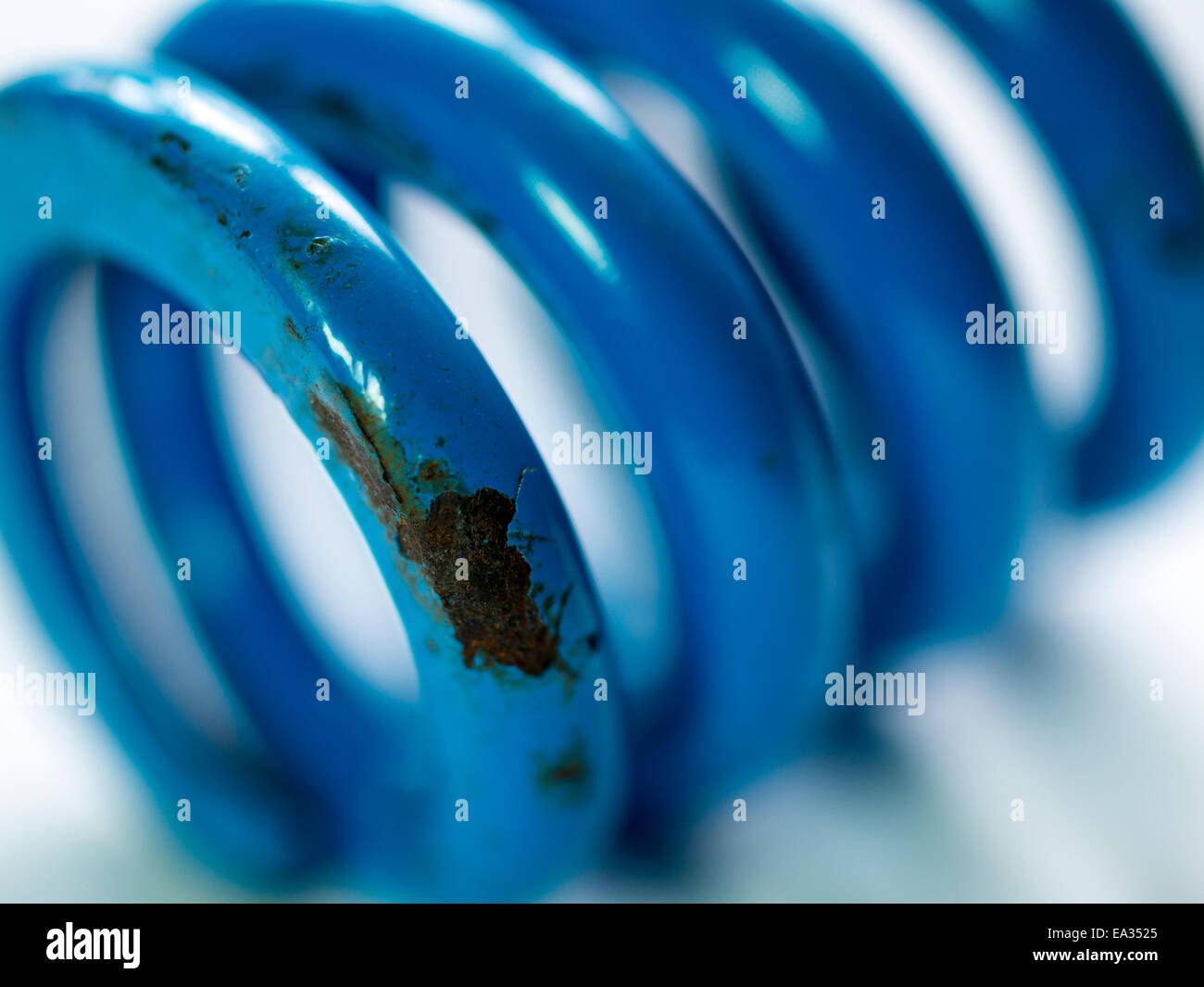 close up of a metal spring showing corrosion Stock Photo - Alamy