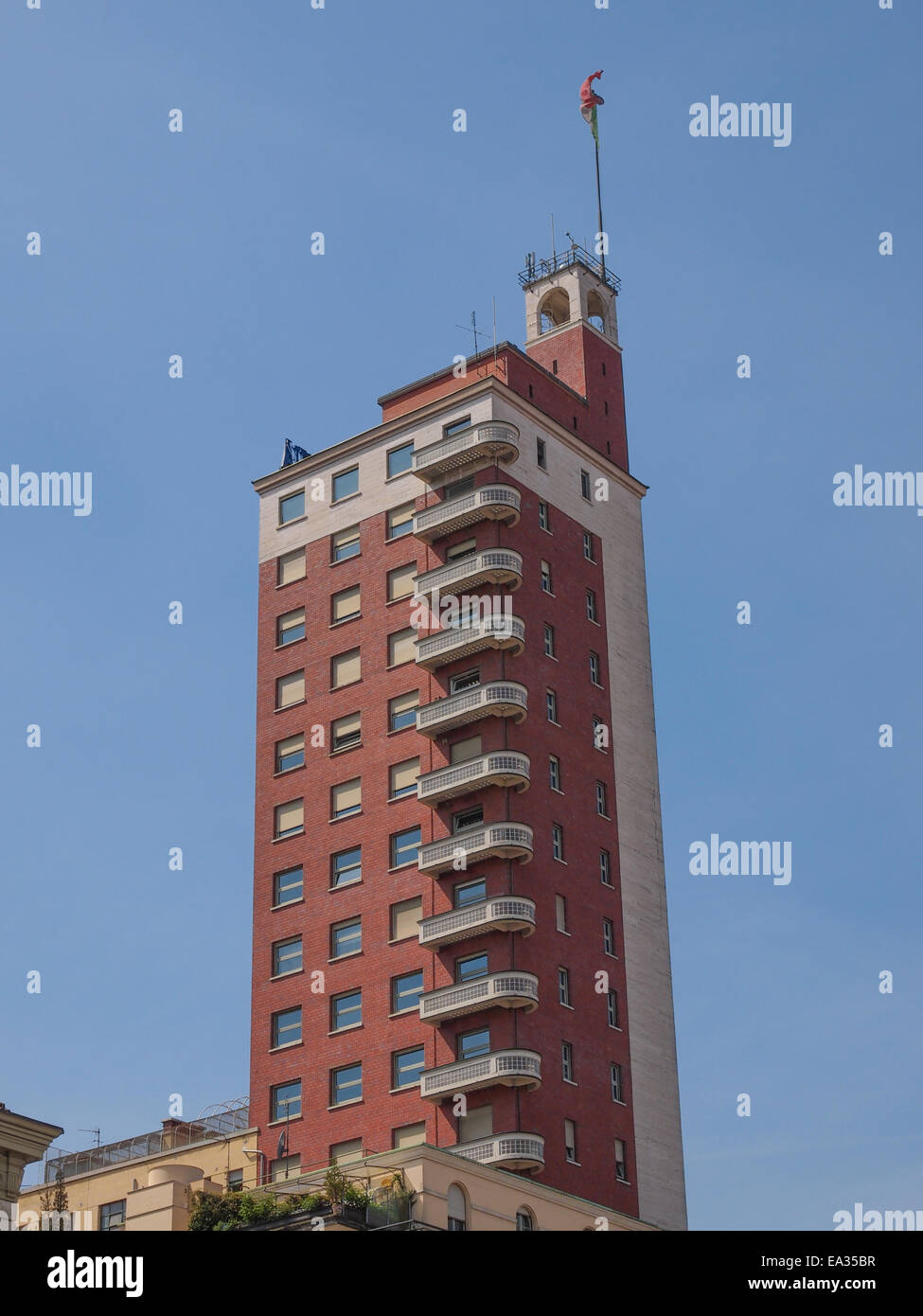 Torre Littoria Turin Stock Photo - Alamy