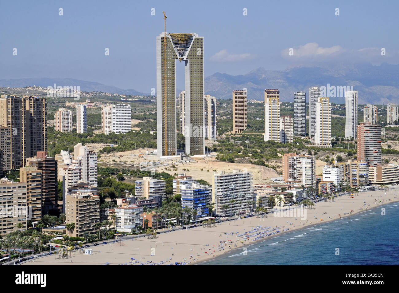 Intempo skyscraper, Benidorm, Spain Stock Photo - Alamy
