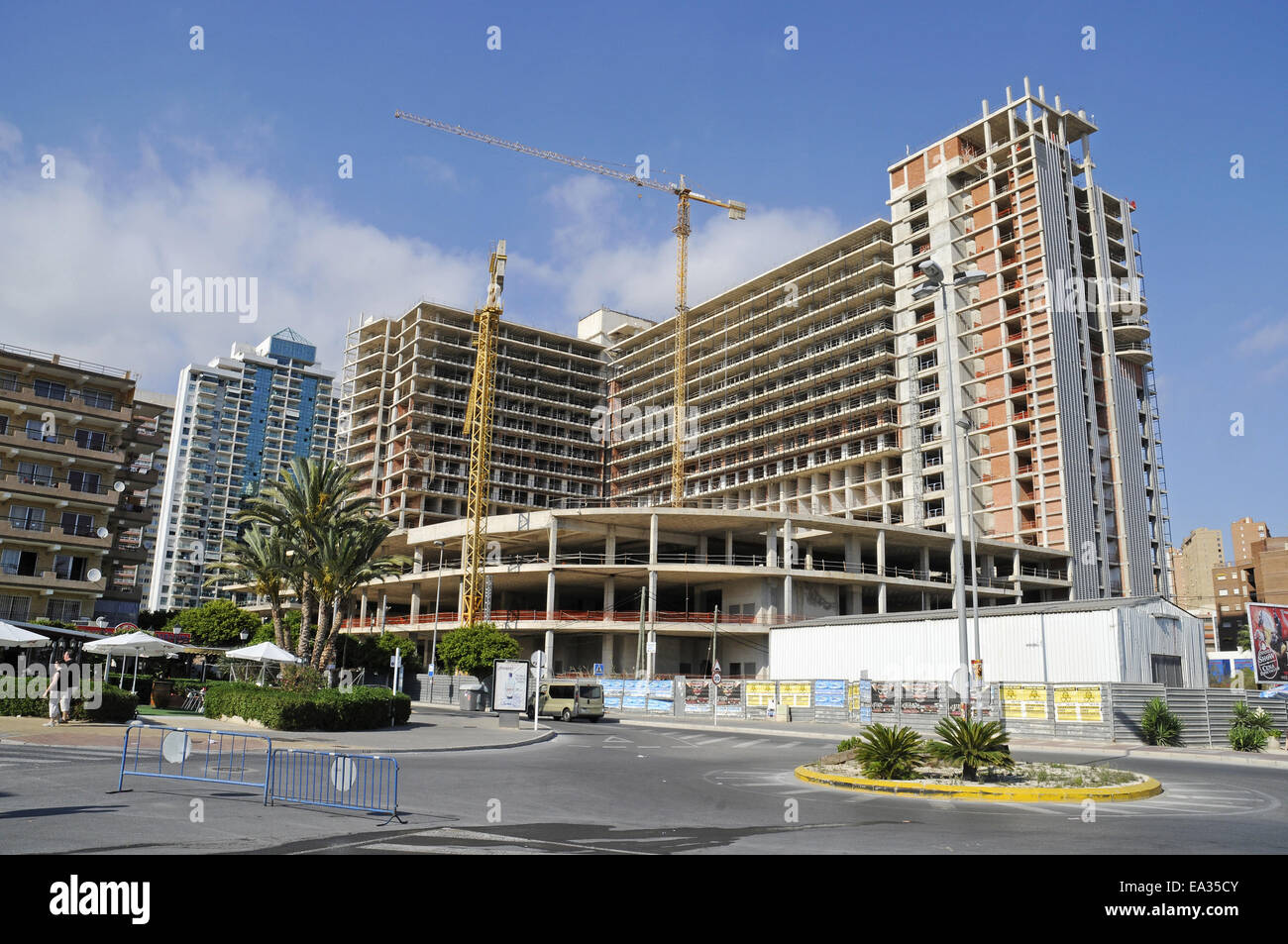 Construction site benidorm spain hi-res stock photography and images ...