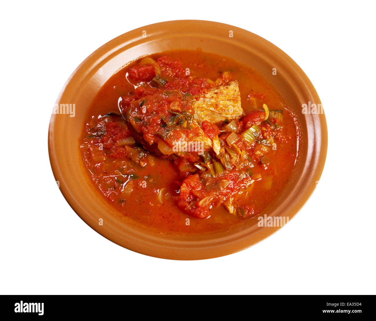 Hraime- Libyan prepared fish Stock Photo - Alamy
