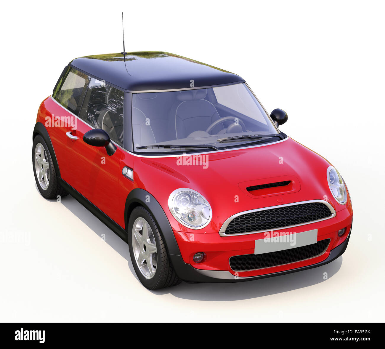 Modern compact car Stock Photo - Alamy