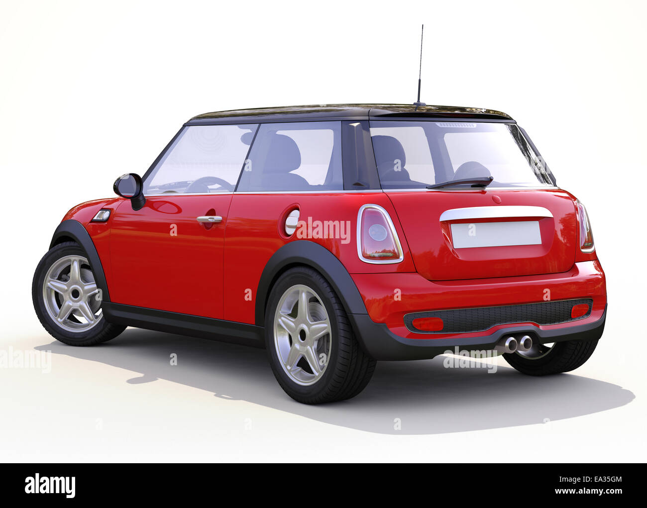 Modern compact car Stock Photo - Alamy