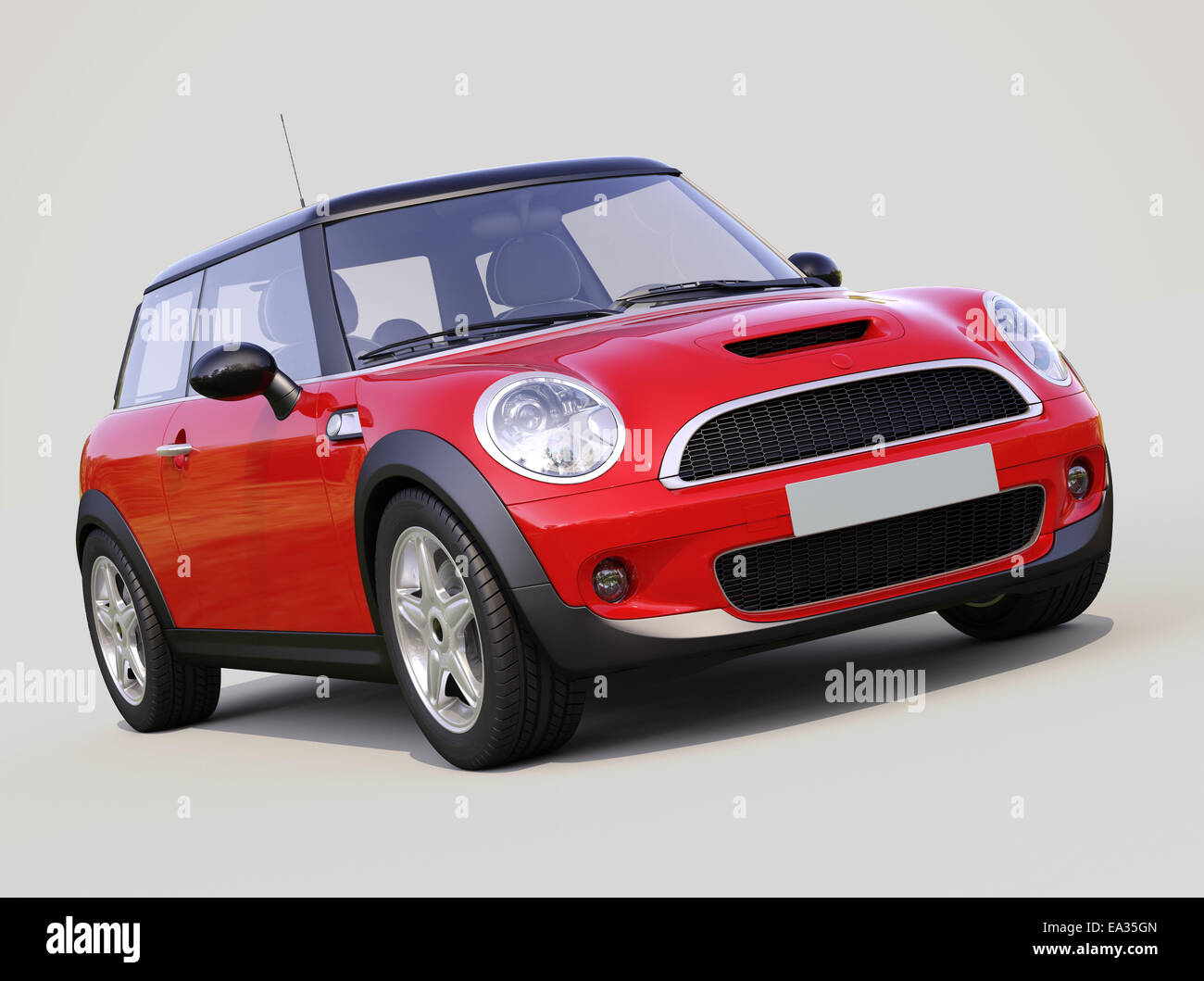 Modern compact car Stock Photo - Alamy