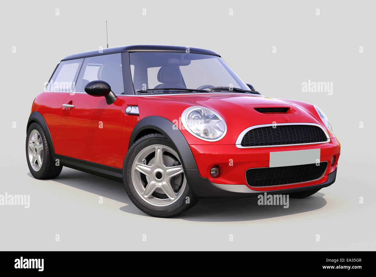 Modern compact car Stock Photo - Alamy
