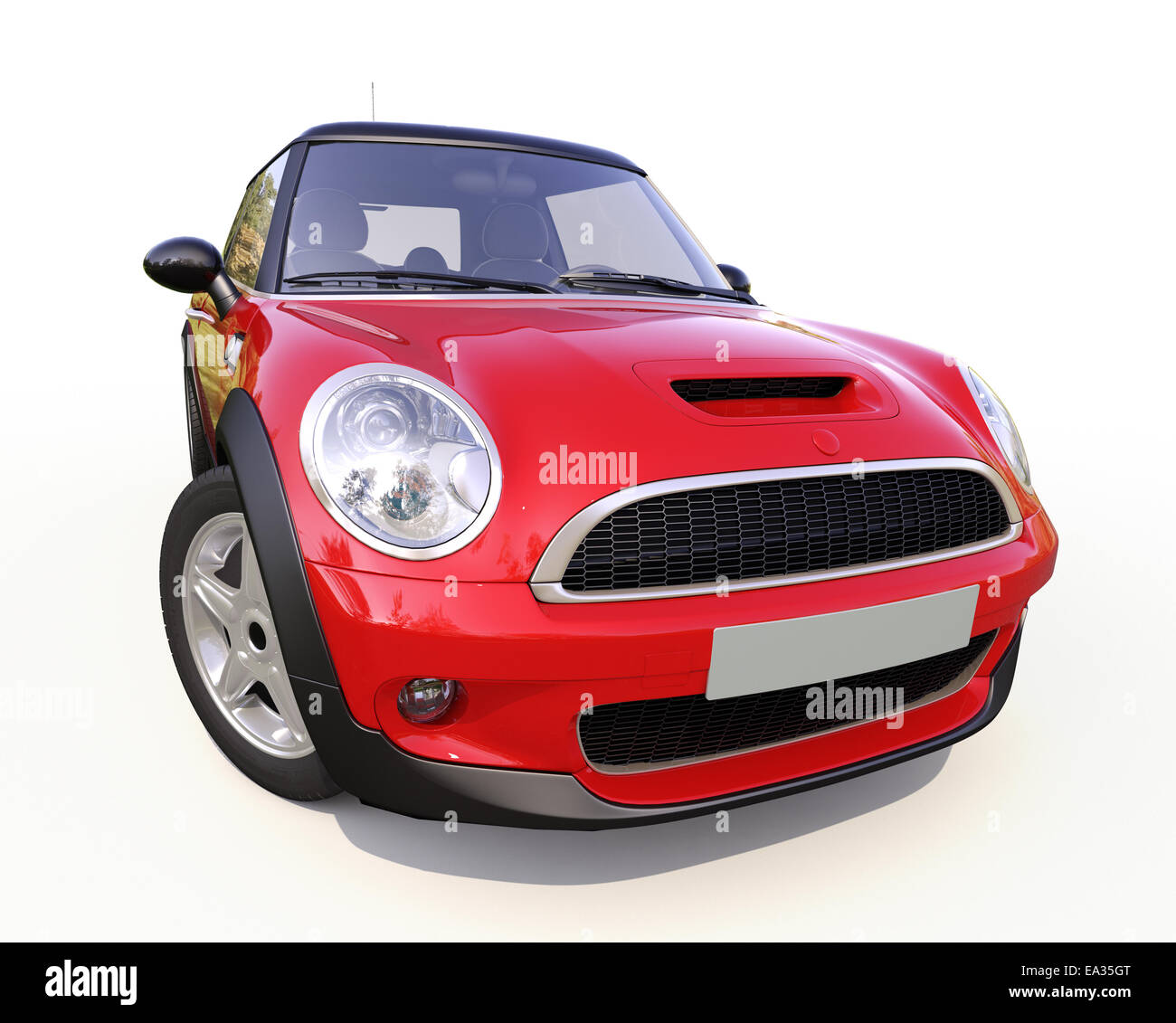 Modern compact car Stock Photo - Alamy