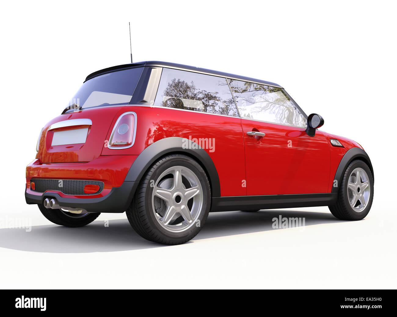 Modern compact car Stock Photo - Alamy