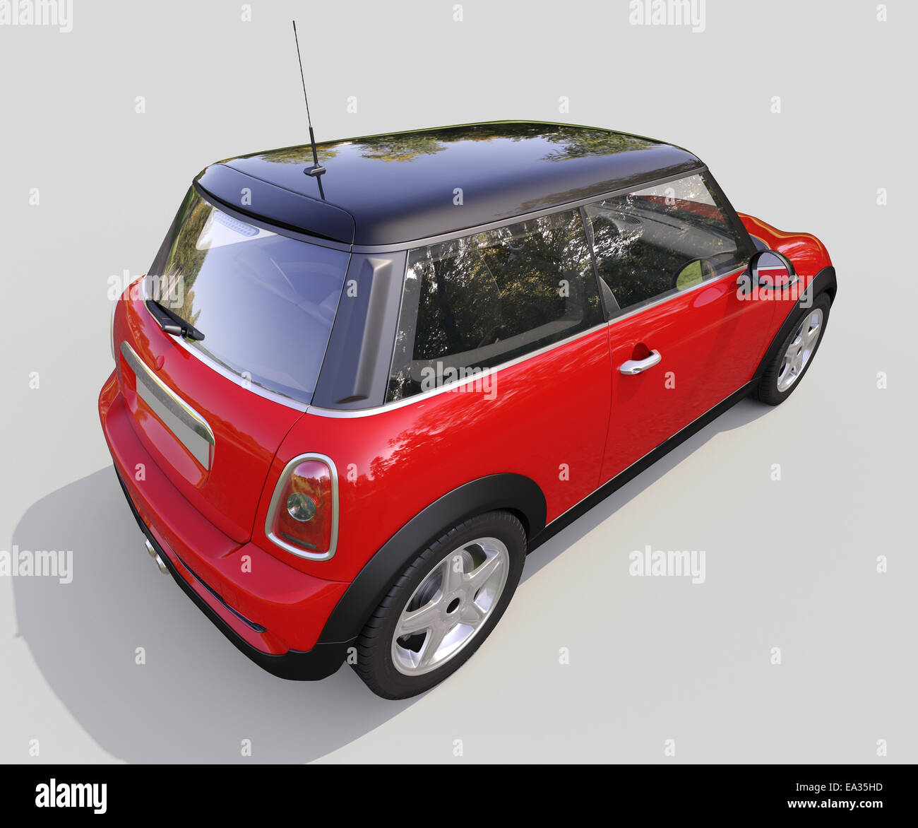 Modern compact car Stock Photo - Alamy